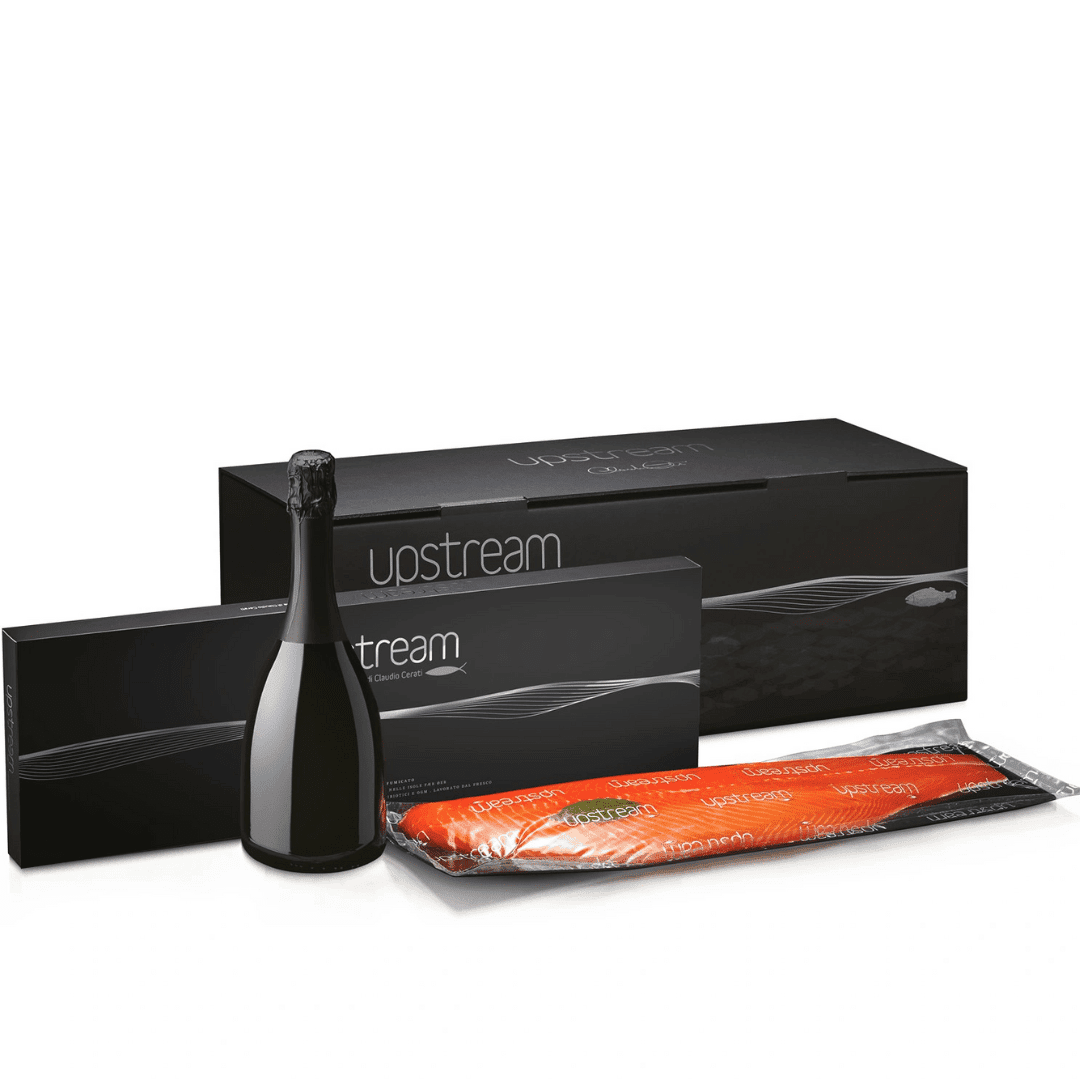 Salmone Baffa Royal con porta bottiglia Upstream 1kg | Cose del Posto